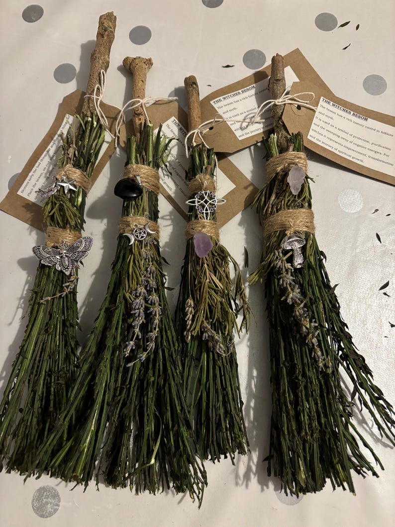 Witches Besom Made From Nature's Supplies - Etsy