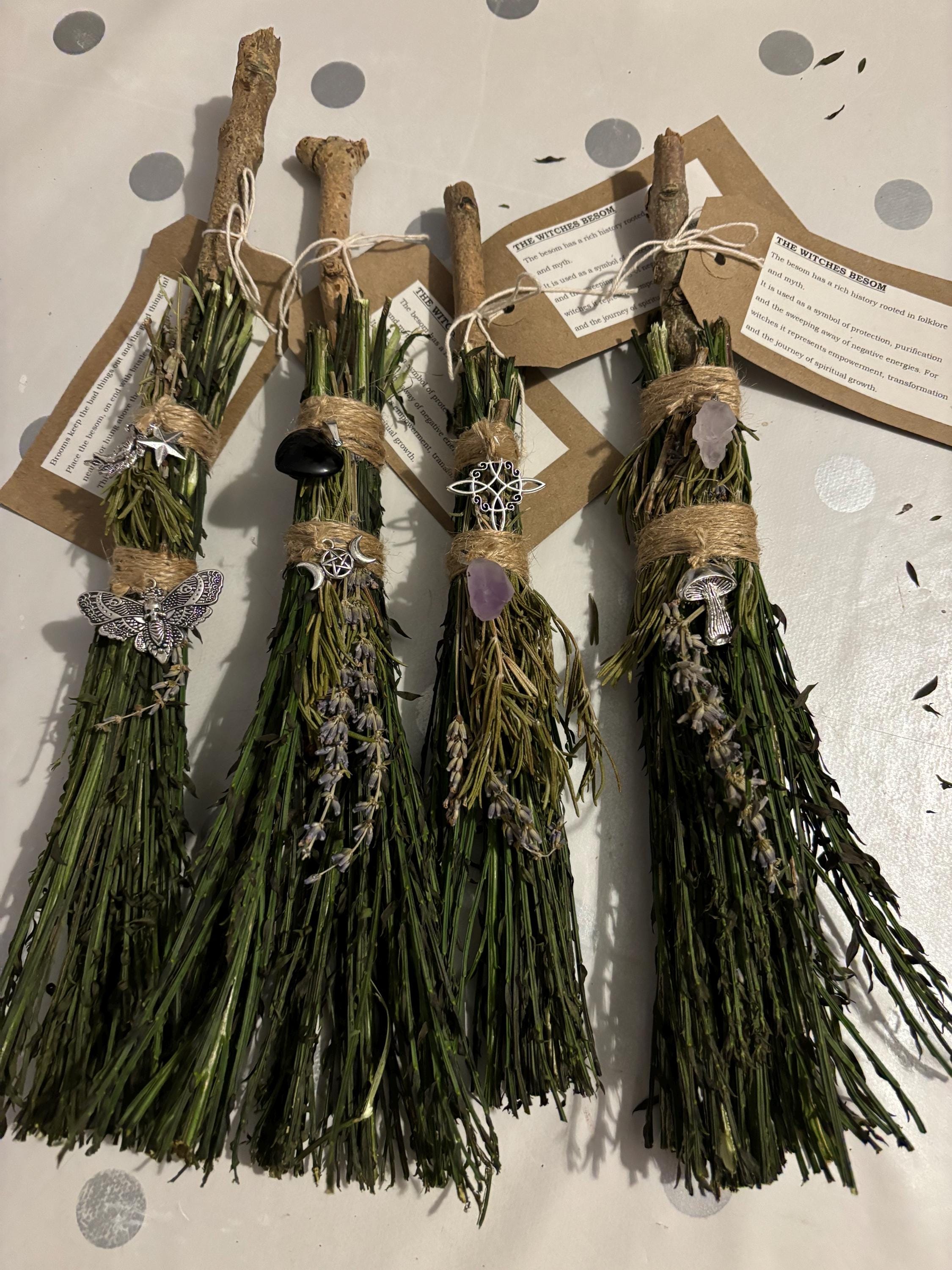 Witches Besom Made From Nature's Supplies - Etsy