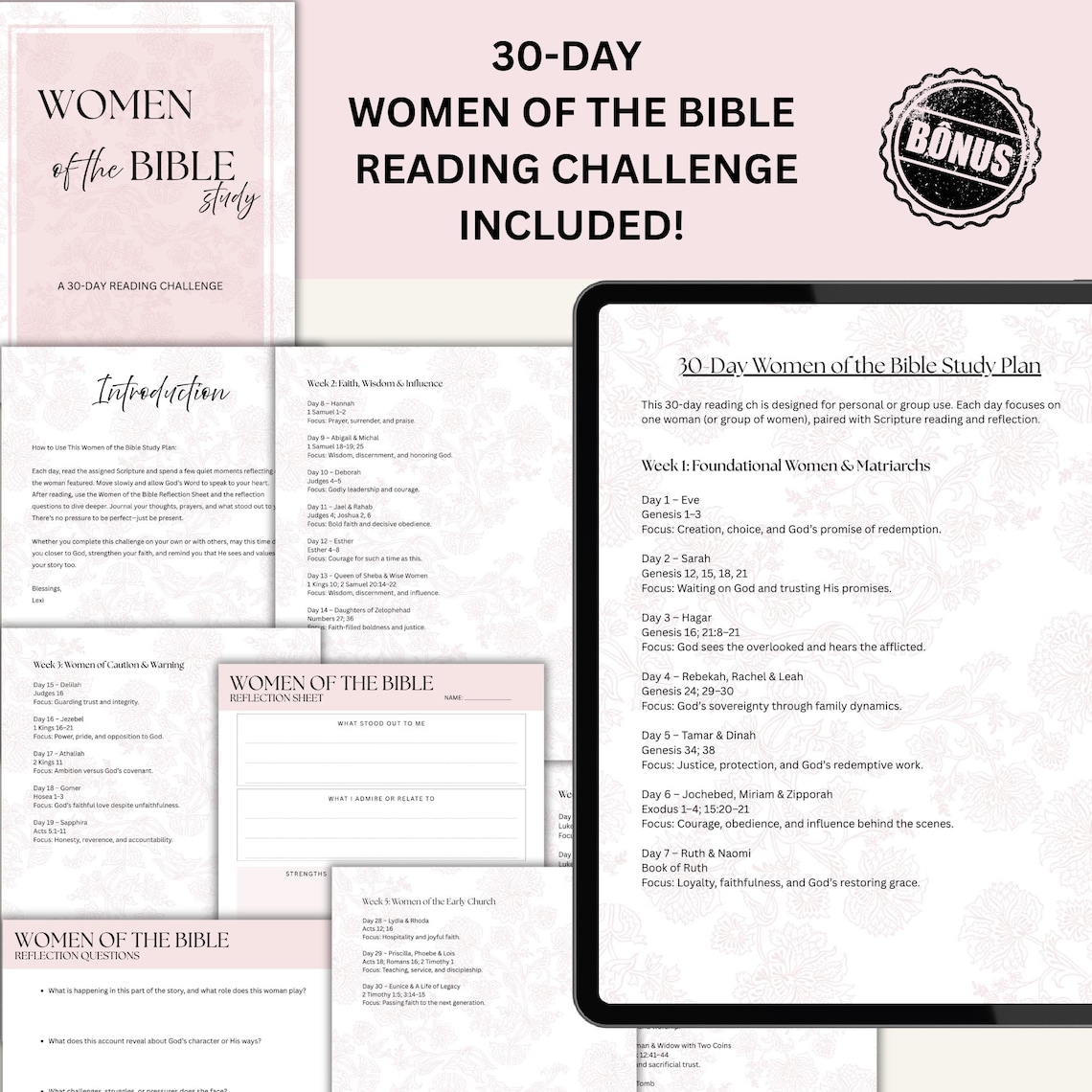 Women of the Bible Study Guide, Books of the Bible Study Plan, Bible ...