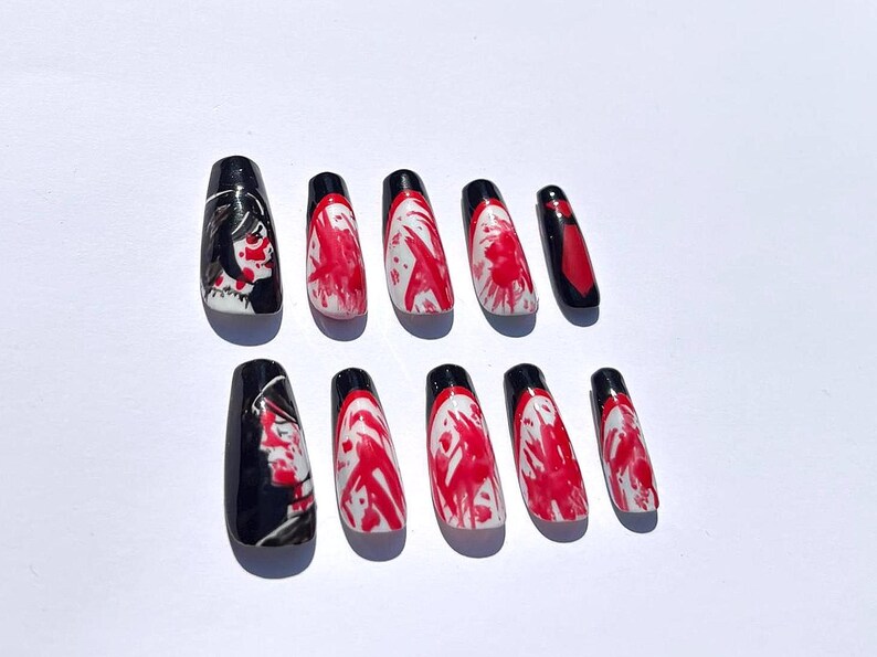 MCR Three Cheers for Sweet Revenge Hand-painted Press-on Nails - Etsy