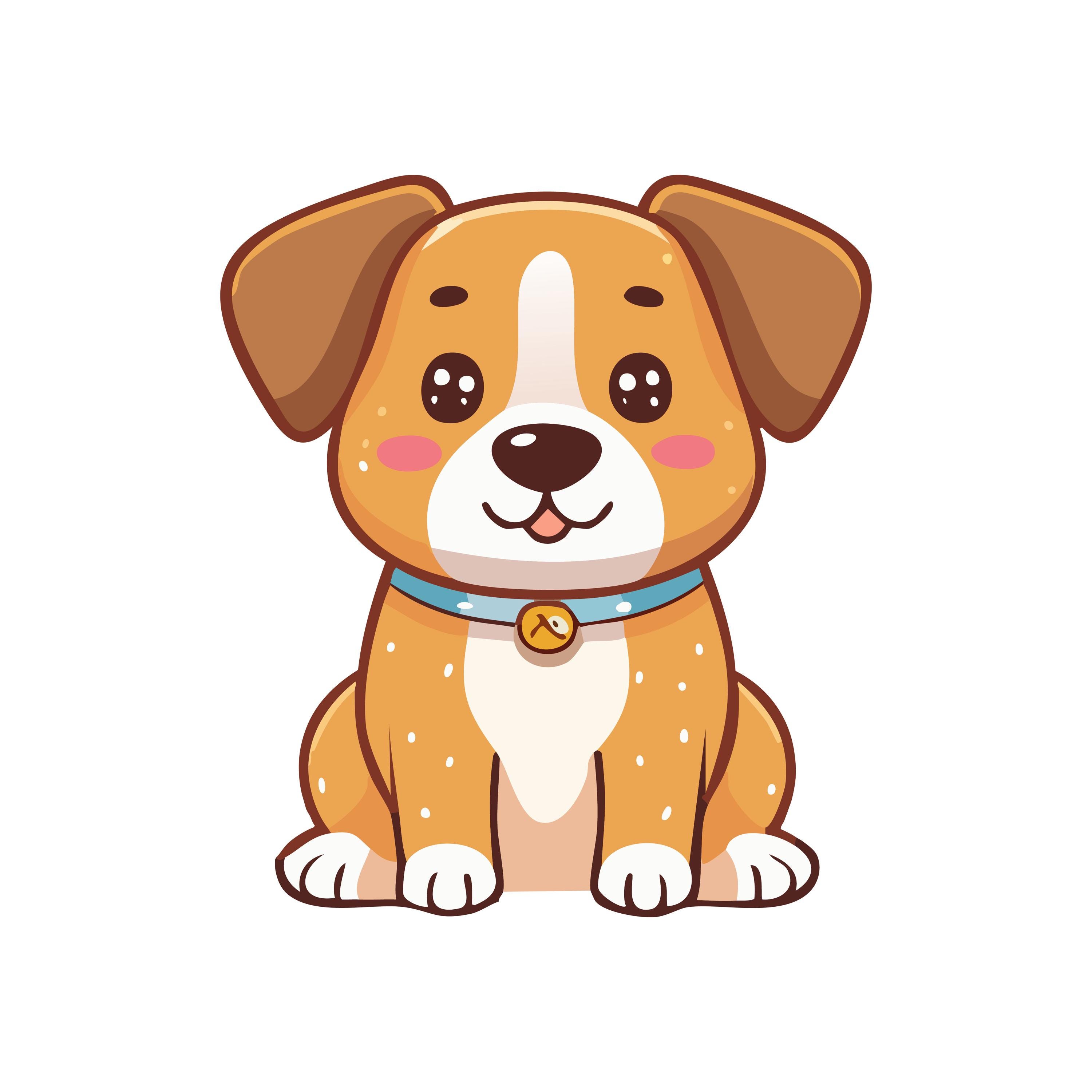 Cute Kawaii Dog Cat Clipart, Cartoon Puppy Kitten Set, Multiple Breeds ...