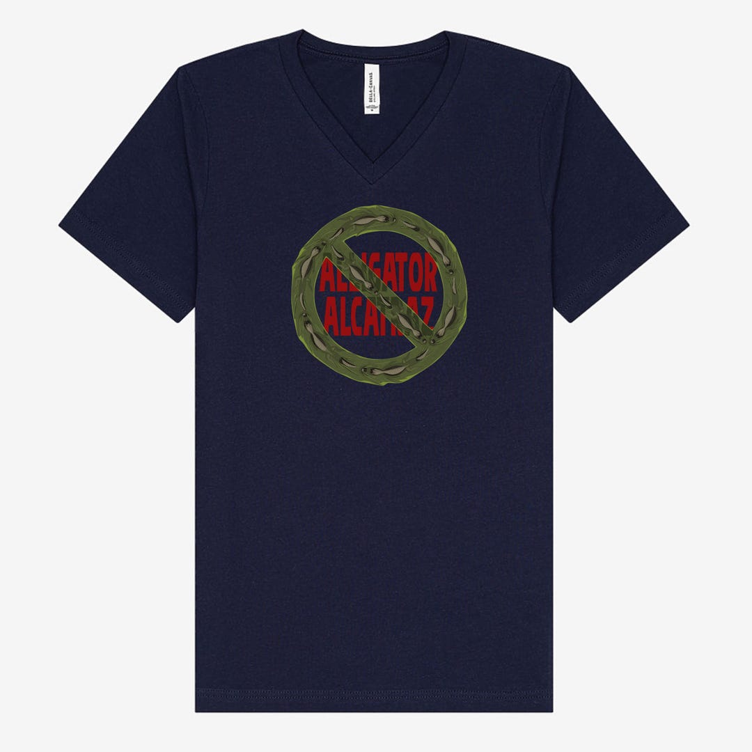 Anti-alligator Alcatraz T-shirt, Modern Concentration Camp Dividing ...
