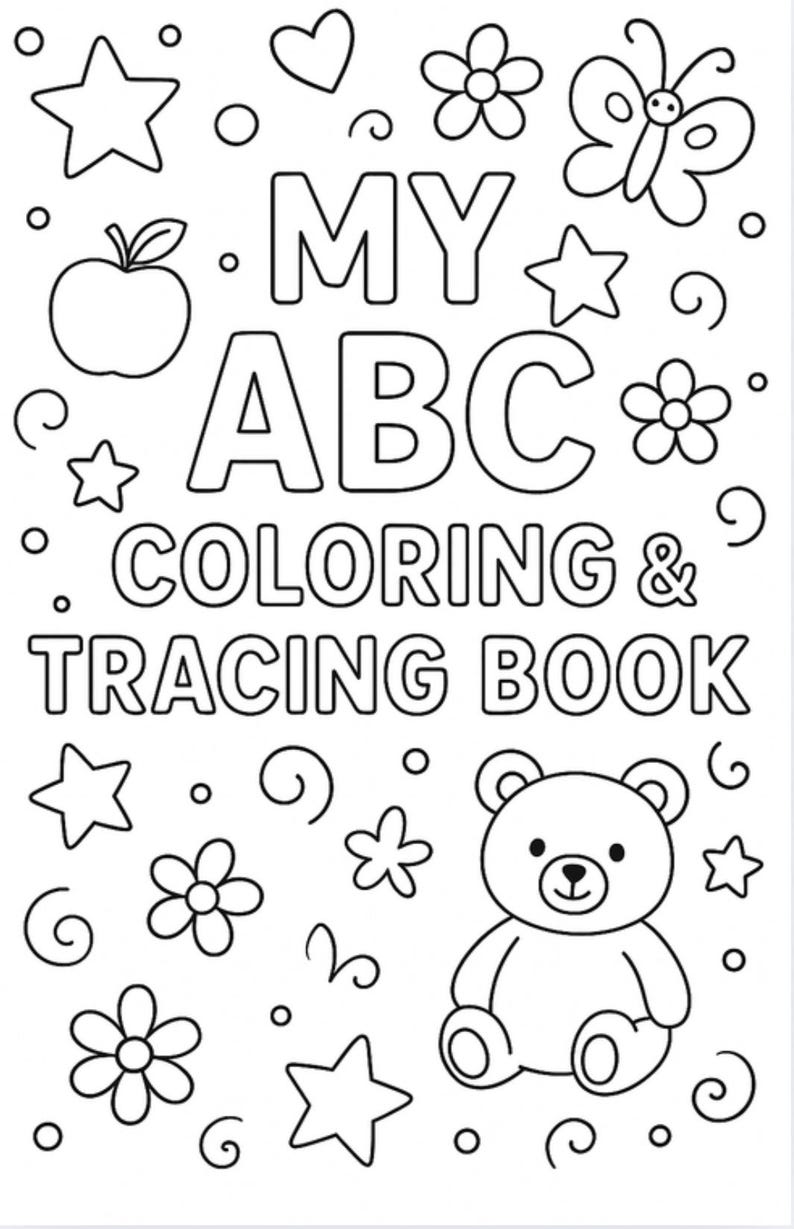 Editable ABC Coloring and Tracing Book – Fun & Educational Printable ...