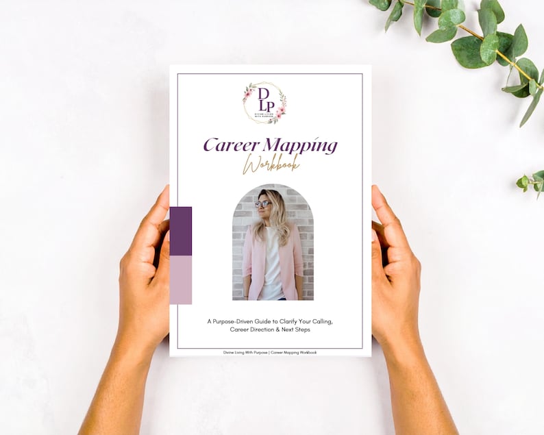 Find Your Purpose Career Mapping Workbook | Fillable Career Clarity ...