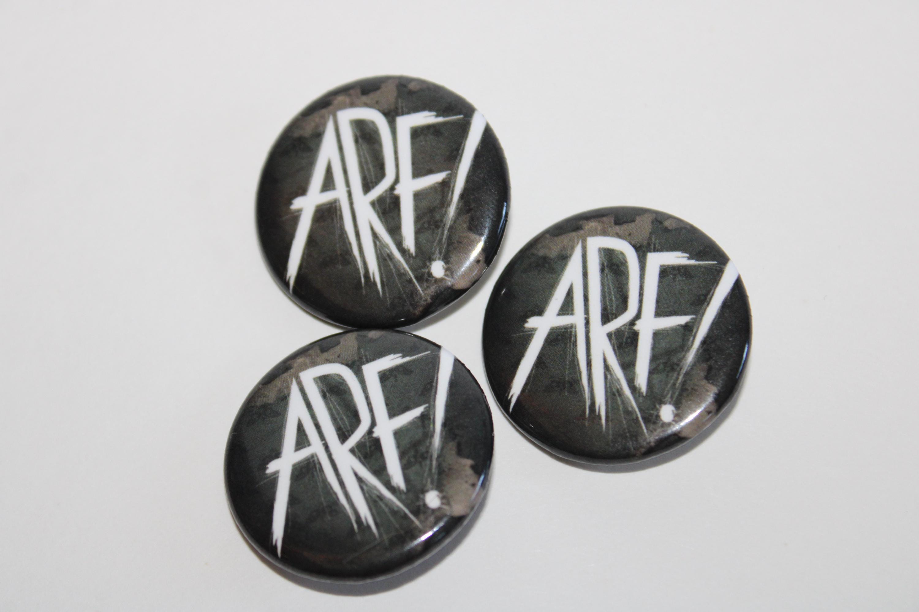 Arf Pins Punk Rock Heavy Metal Font Dog Badge "arf" Pup Pride Puppy Pin ...