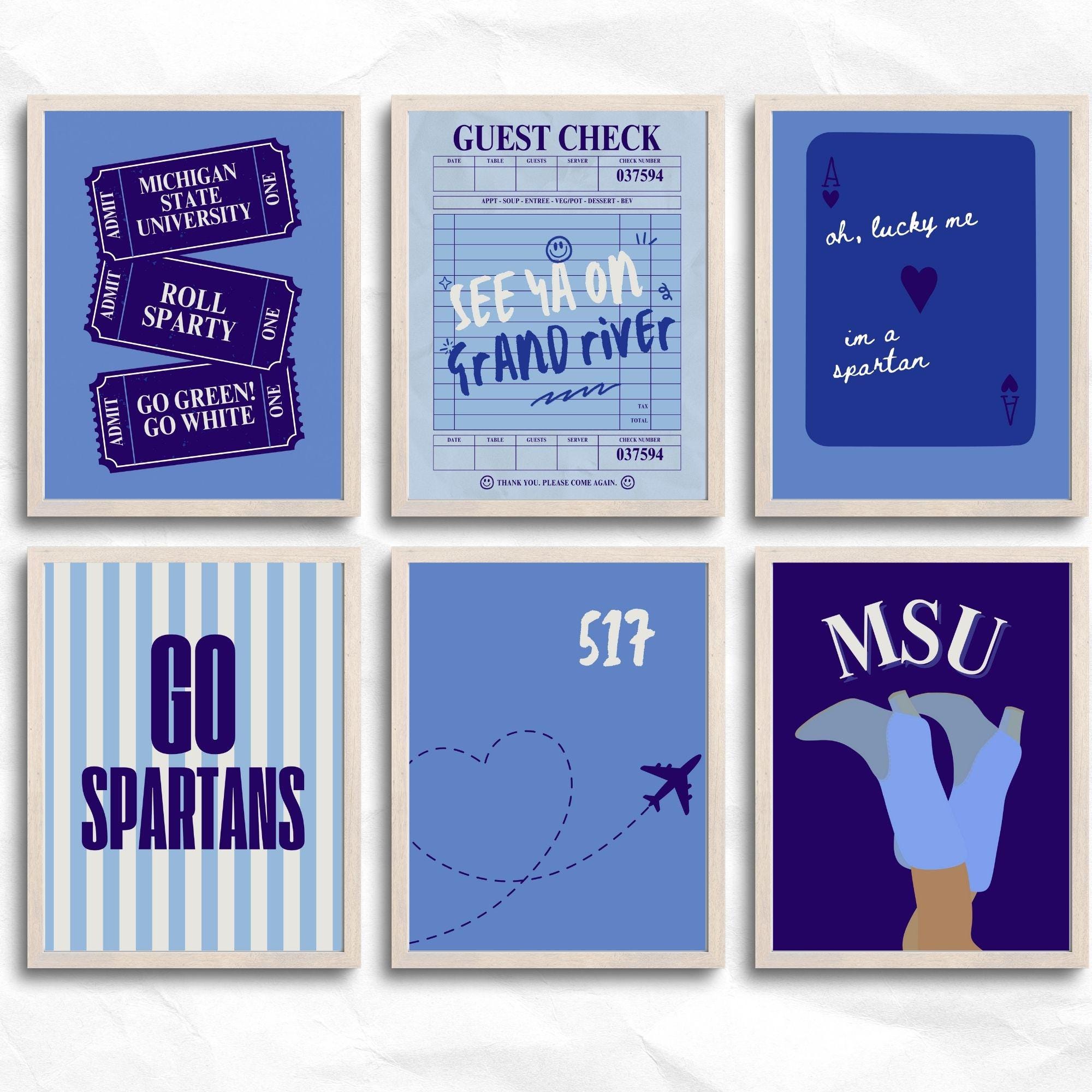 Michigan State University Digital Wall Art | MSU College Prints | Dorm ...