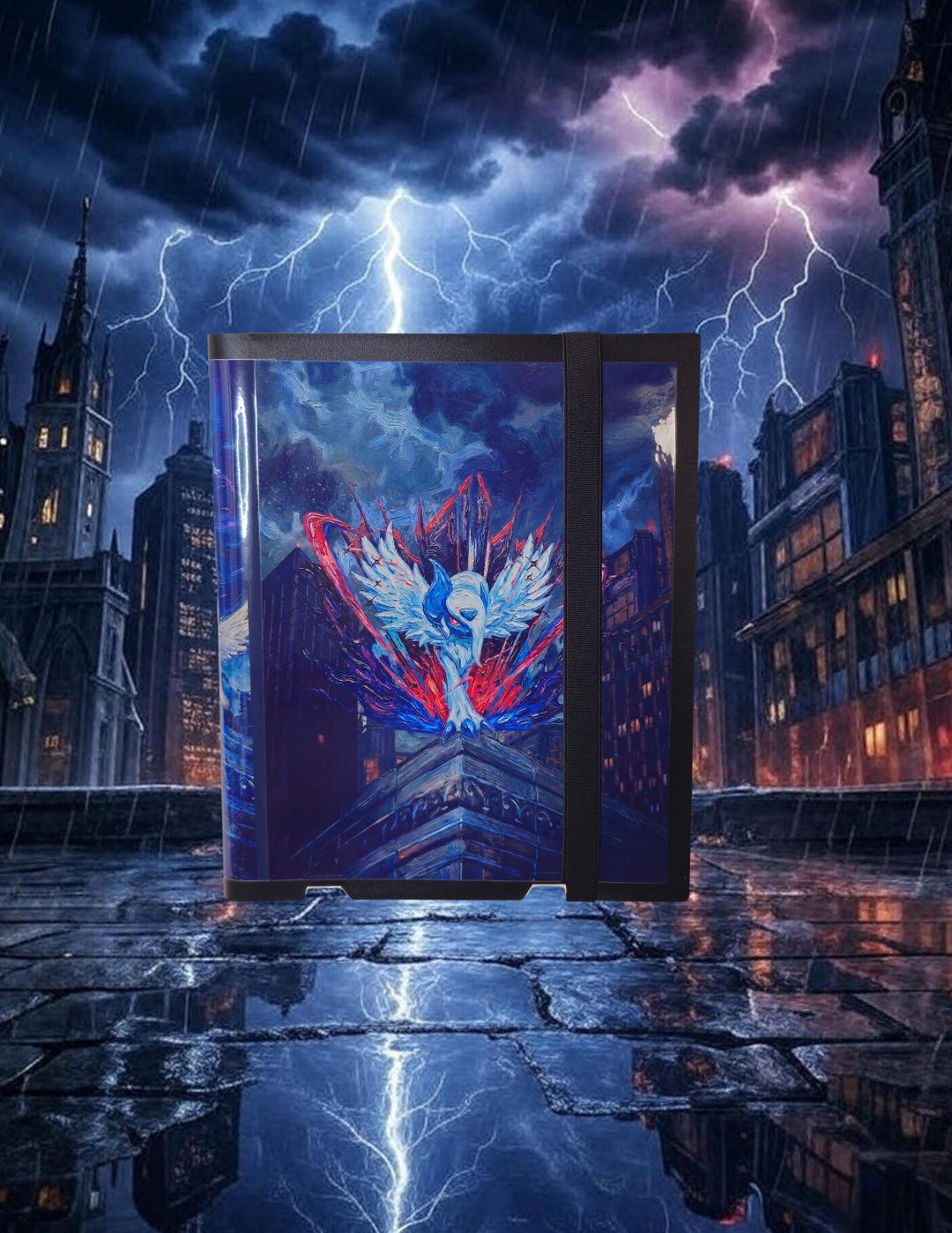 Premium TCG Binder 9-pocket | "starry Night" Style Absol Fan Art ...