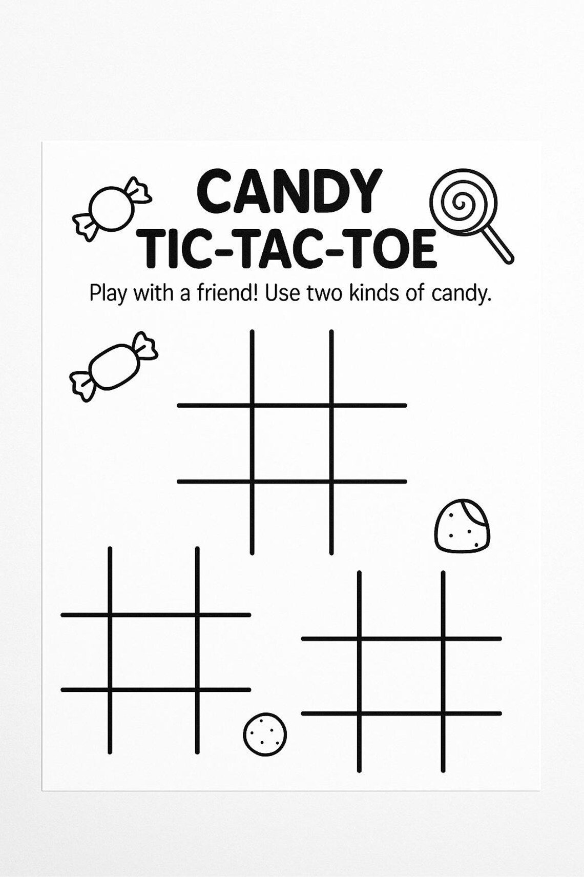 Candy Activity Worksheets for Kids – 10 Fun Printable Pages – Preschool ...