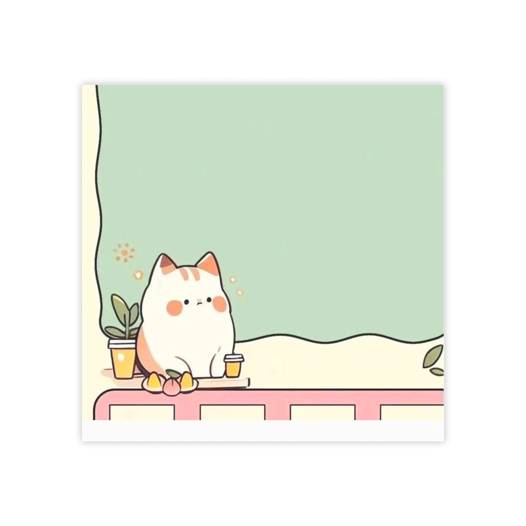 Cute Cat Post-it® Note Pads, Creative Stationery, Cat Lover Gift ...