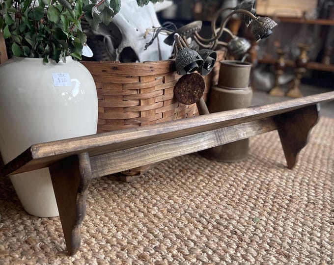 Primitive Vintage Carved Pine Wall Shelf - Etsy