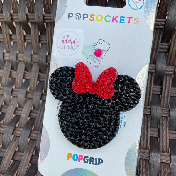 Minnie Mouse Pop Socket - Etsy UK