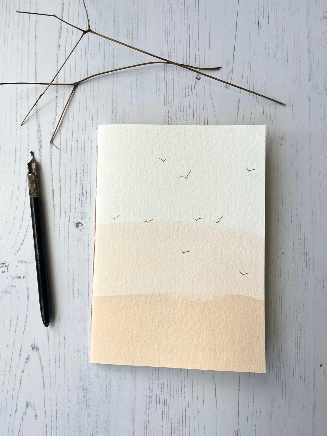 Ready to Ship A5 Special Dates Diary, Watercolour Cover With Gold ...