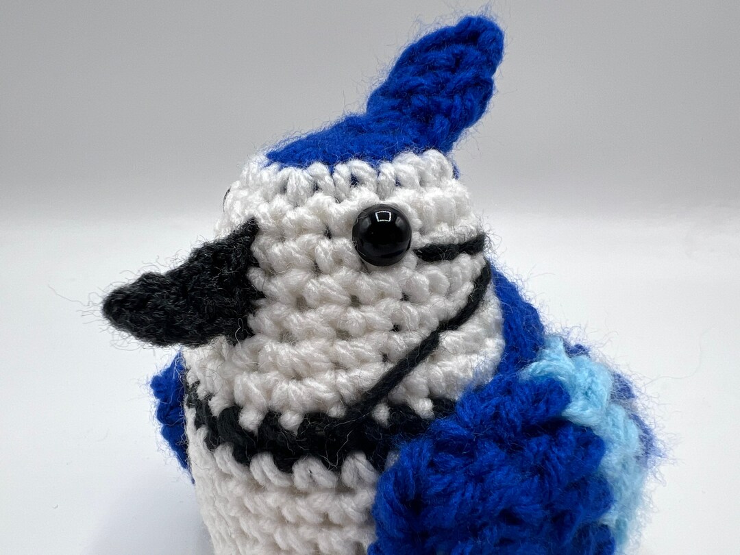 Blue Jay Handmade Crochet Amigurumi by Julian Bean - Etsy