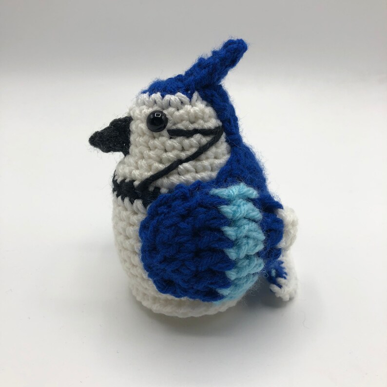 Blue Jay Handmade Crochet Amigurumi by Julian Bean | Etsy