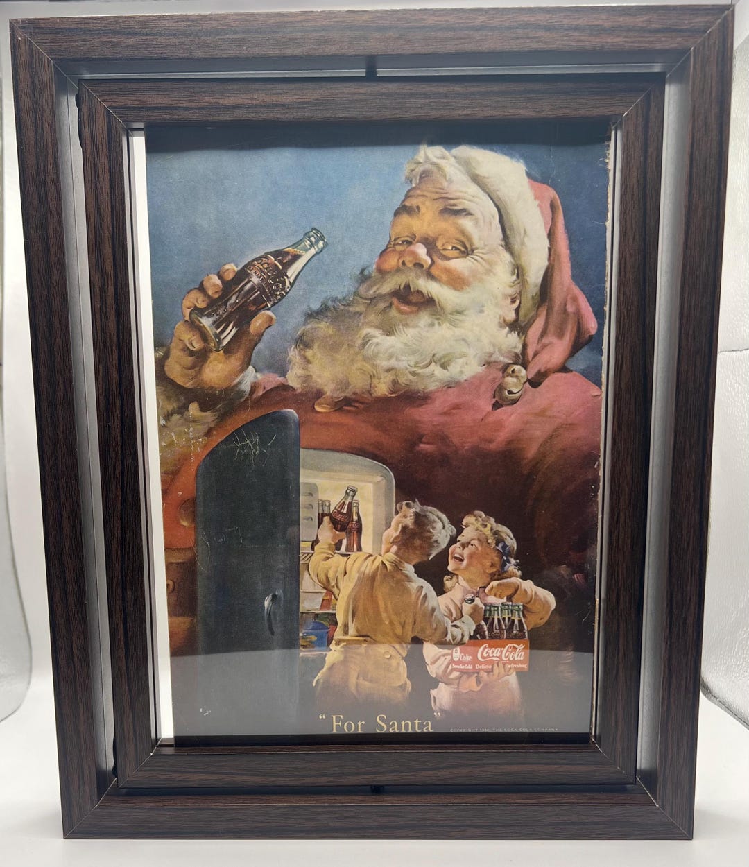 Original 1950 Coca-cola & Swiss Watch Magazine Ads – Double-sided in ...