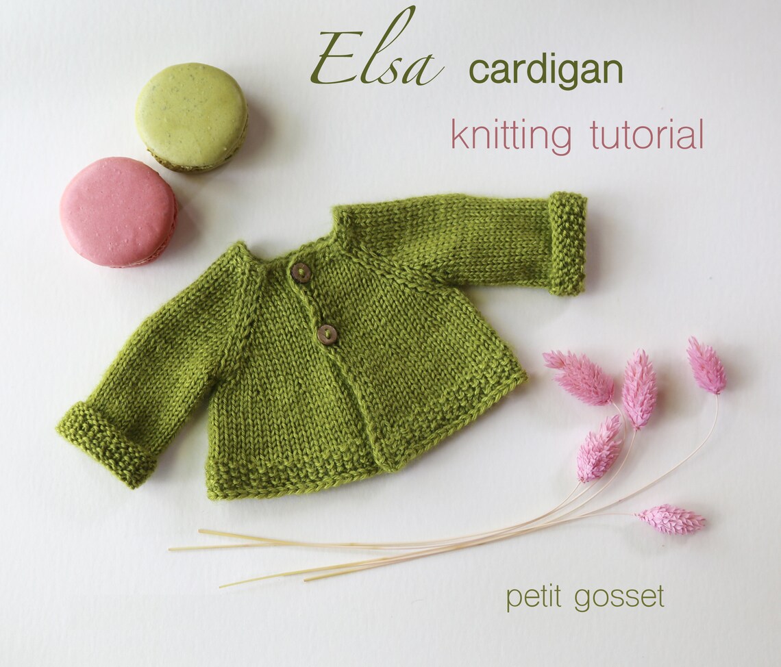 Elsa Cardigan PDF Knitting Pattern Sweater Knitting - Etsy