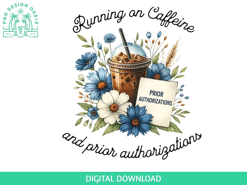 Prior Authorizations PNG, Medical Office Staff Digital Download Design ...