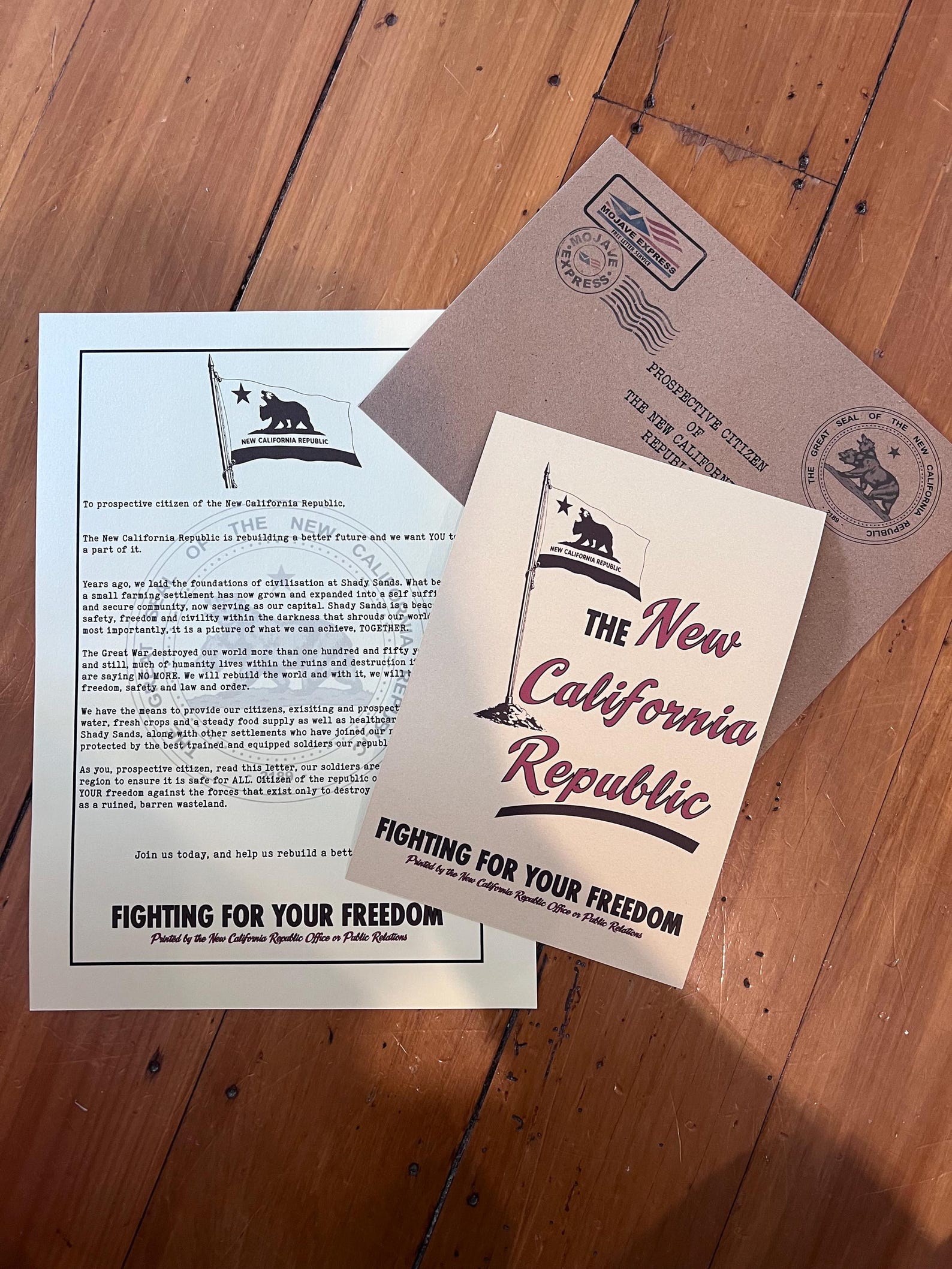NCR Propaganda Print + Letter - Etsy