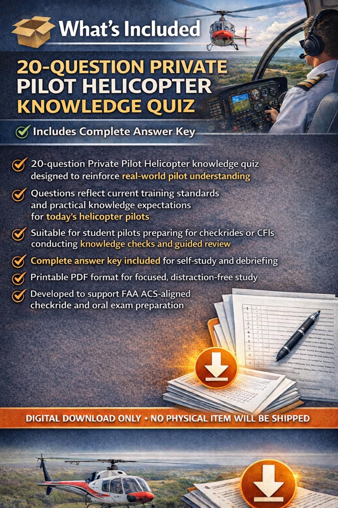 Normal & Crosswind Takeoff | Private Pilot Helicopter Quiz – FAA ...