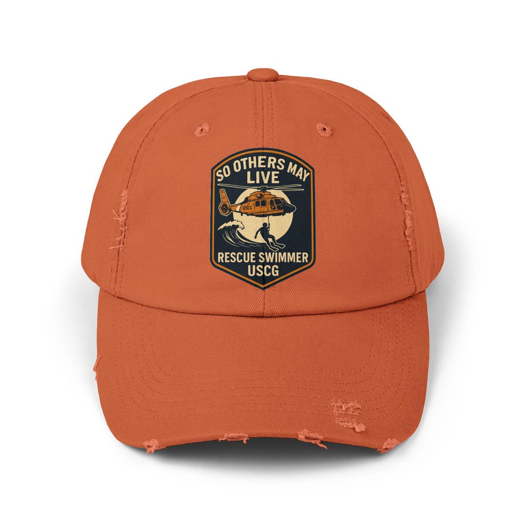 USCG Tribute Hat | Coast Guard Rescue Aviator Tribute - Etsy