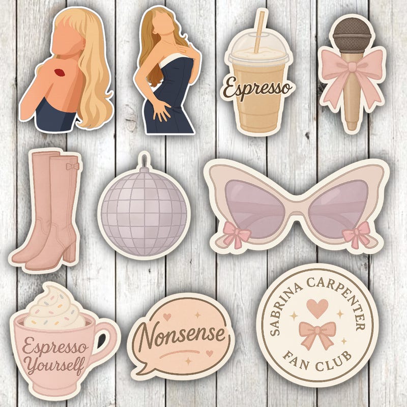 Sabrina Carpenter Stickers - Etsy