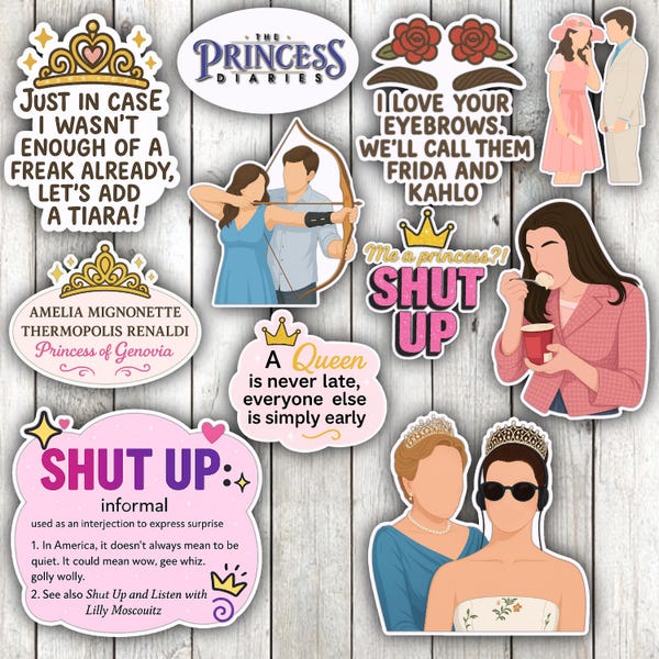 The Princess Diaries Laptop Sticker - Etsy