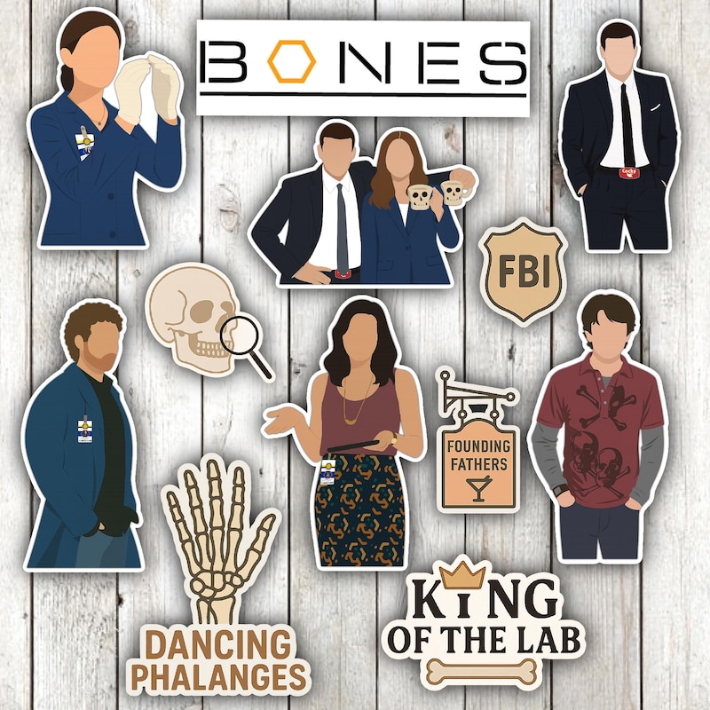 Bones Tv Show Hodgins and Angela - Etsy Canada