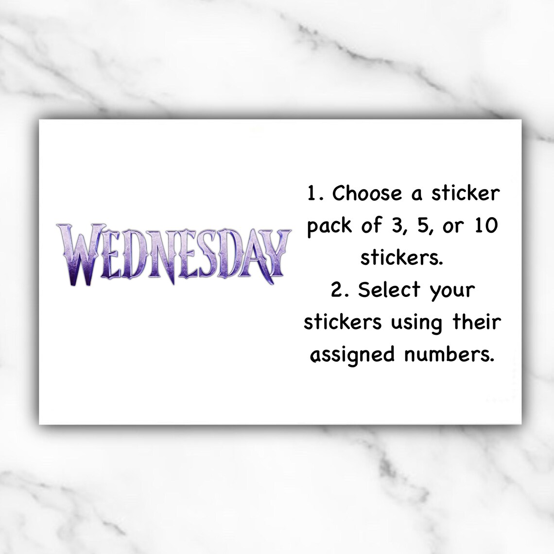 Wednesday Vinyl Sticker Pack | Addams Family Stickers | Faceless ...