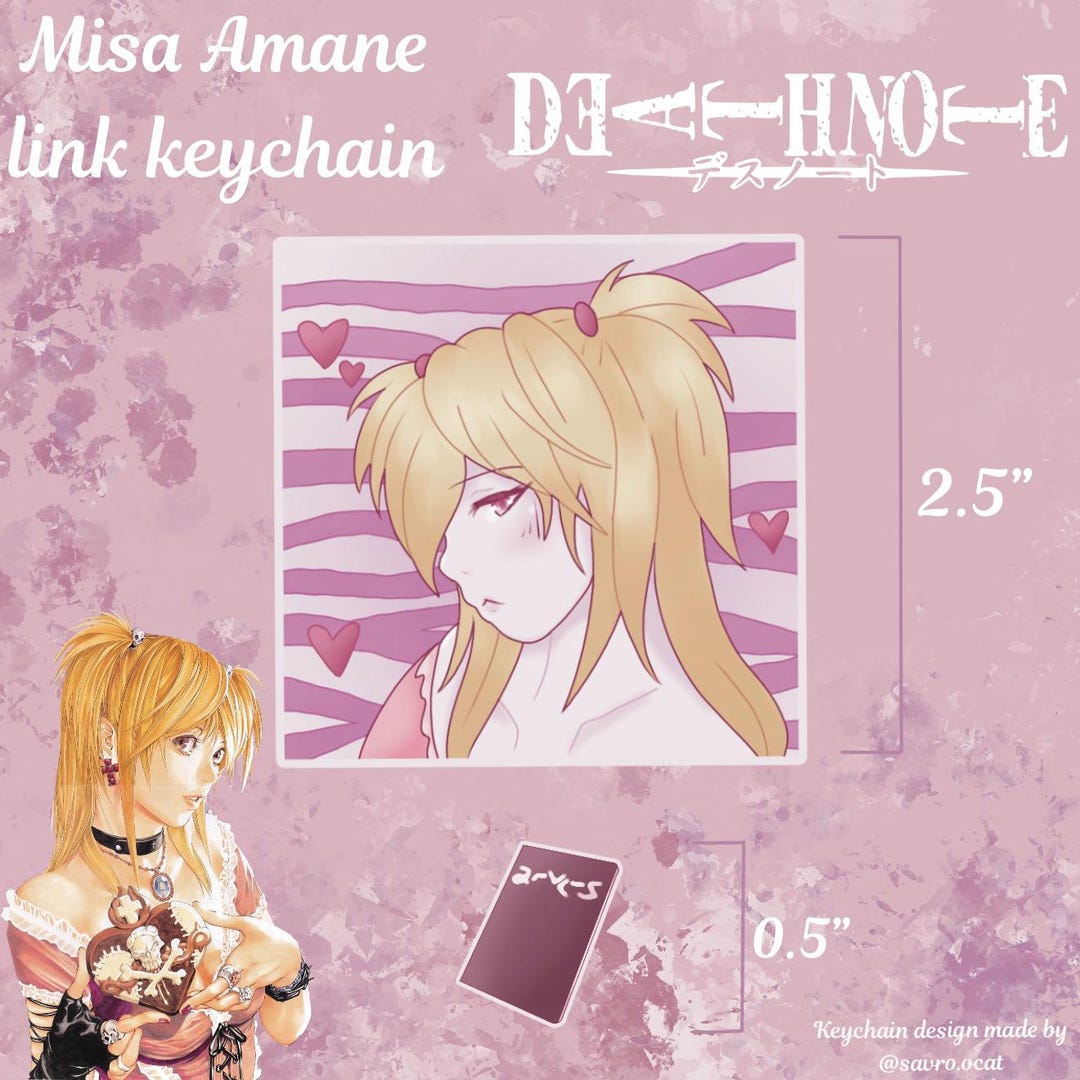 Death Note Misa Amane Keychain - Etsy