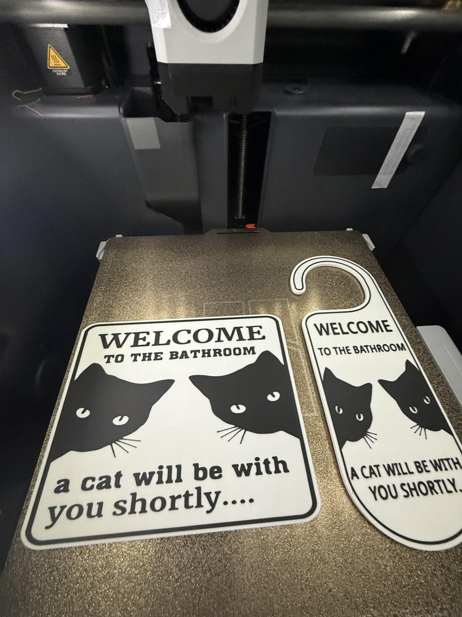 Funny Cat Door Hangers - Etsy