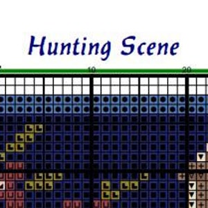 HUNTING SCENE Petit Point Pattern PDF Dollhouse Miniature Rug - Etsy