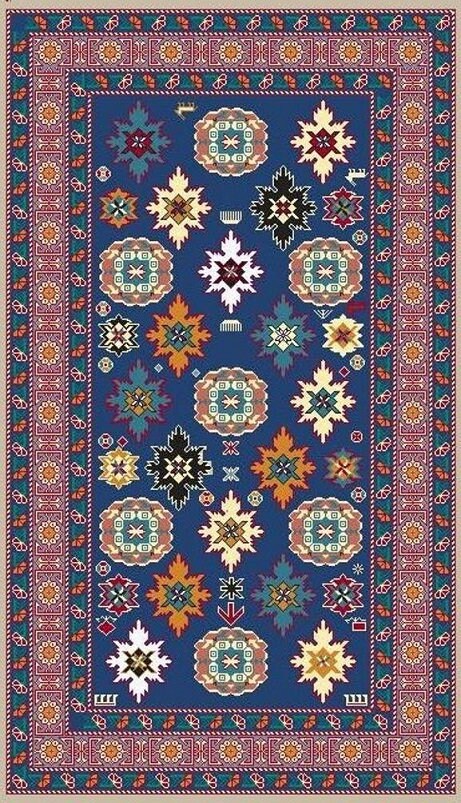 KUBA 48 COUNT Petit Point Pattern PDF Dollhouse Miniature Rug - Etsy