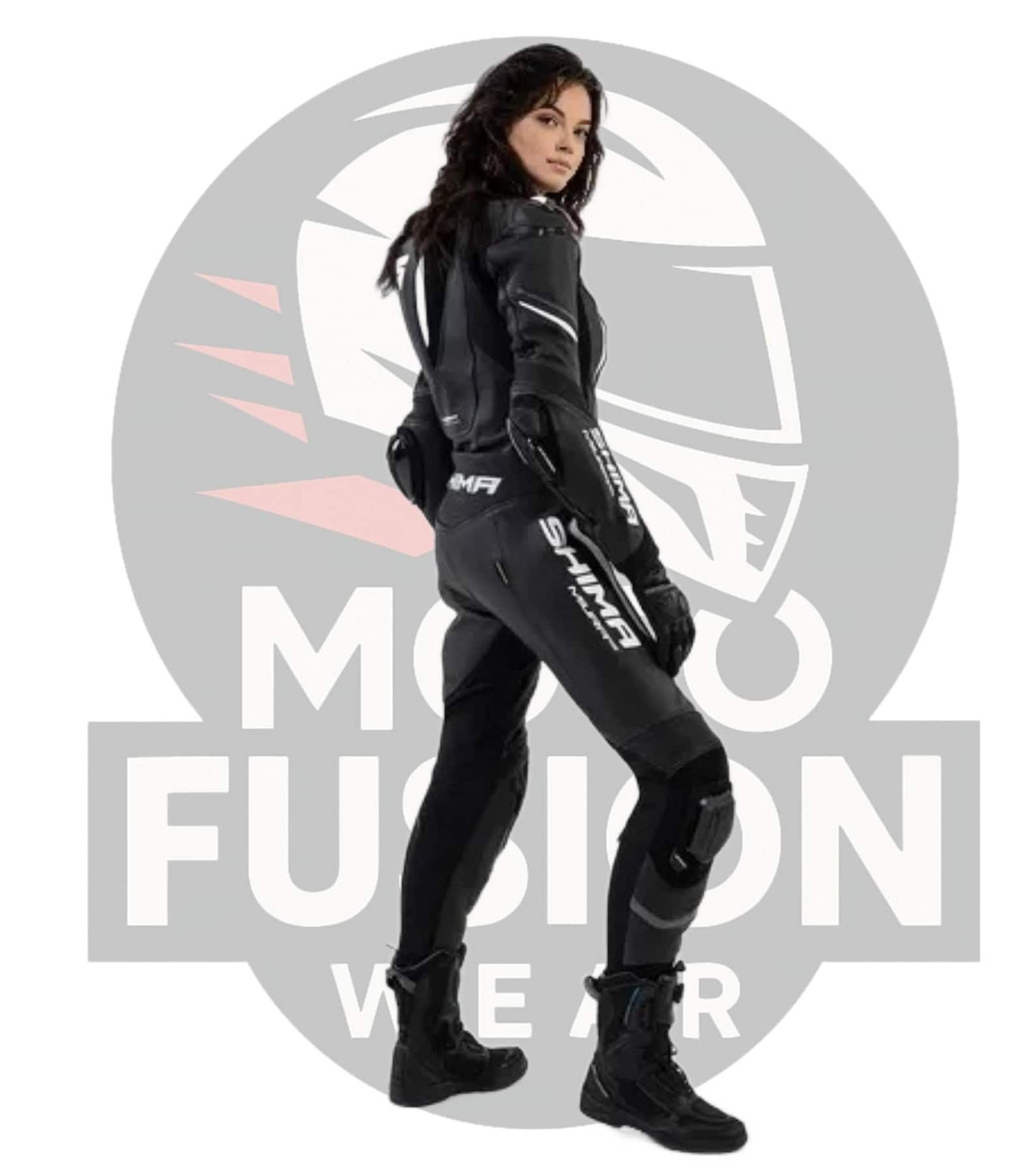 Women’s Motorcycle Racing Leather Suit – SHIMA 1PC Armored Biker Gear ...