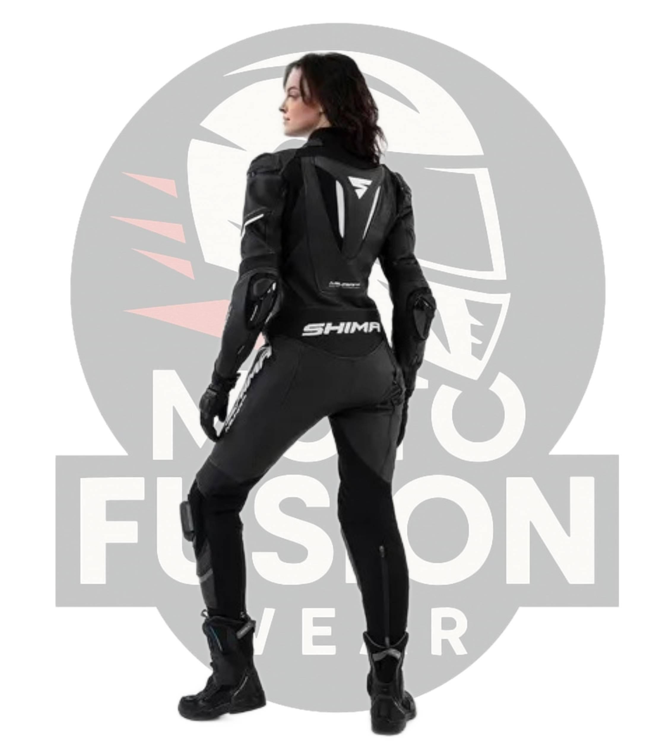 Women’s Motorcycle Racing Leather Suit – SHIMA 1PC Armored Biker Gear ...