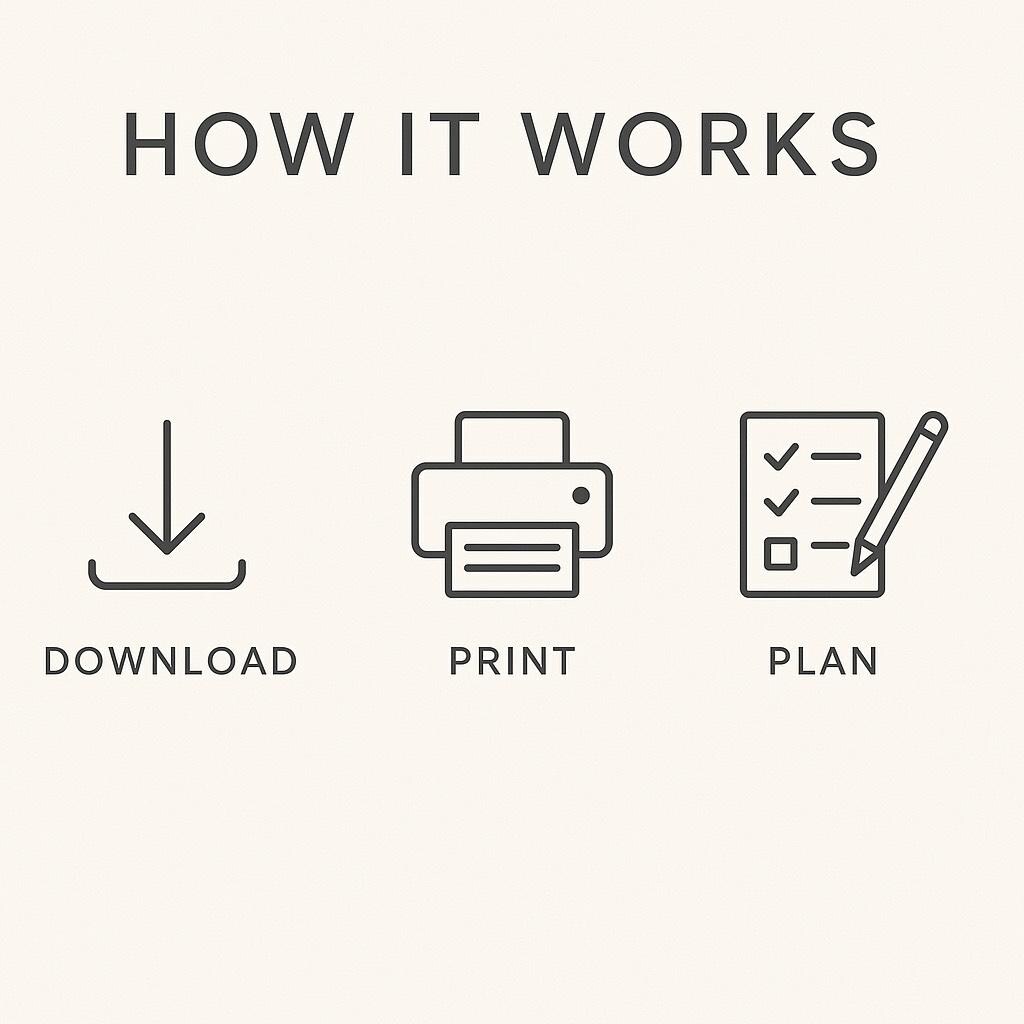 Printable Lesson Plan | Daily Teacher Planner Page | Minimalist PDF ...