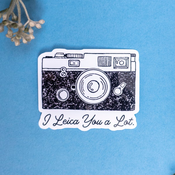 Black Leica Sticker - Etsy