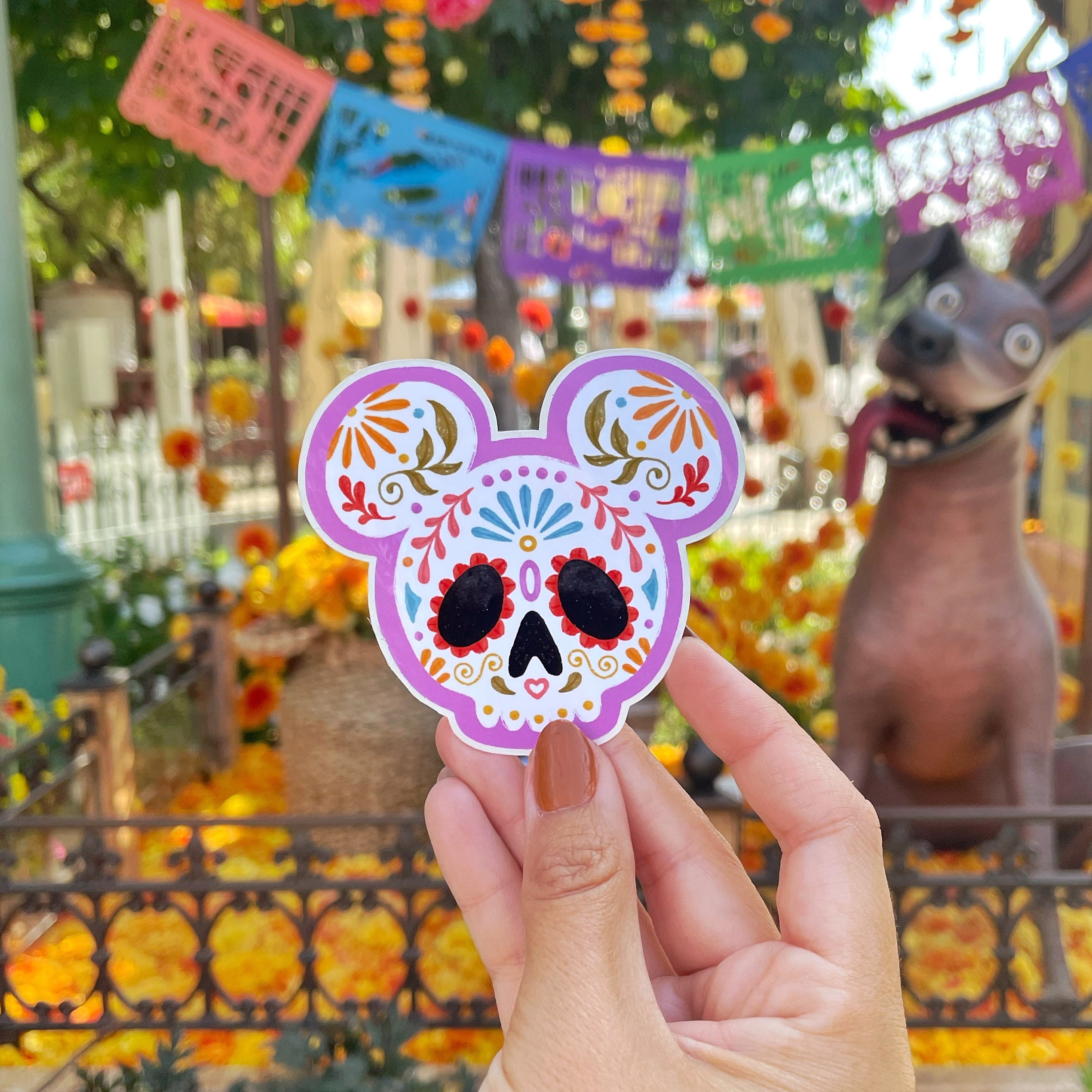 Mickey Calavera Stickers | Etsy