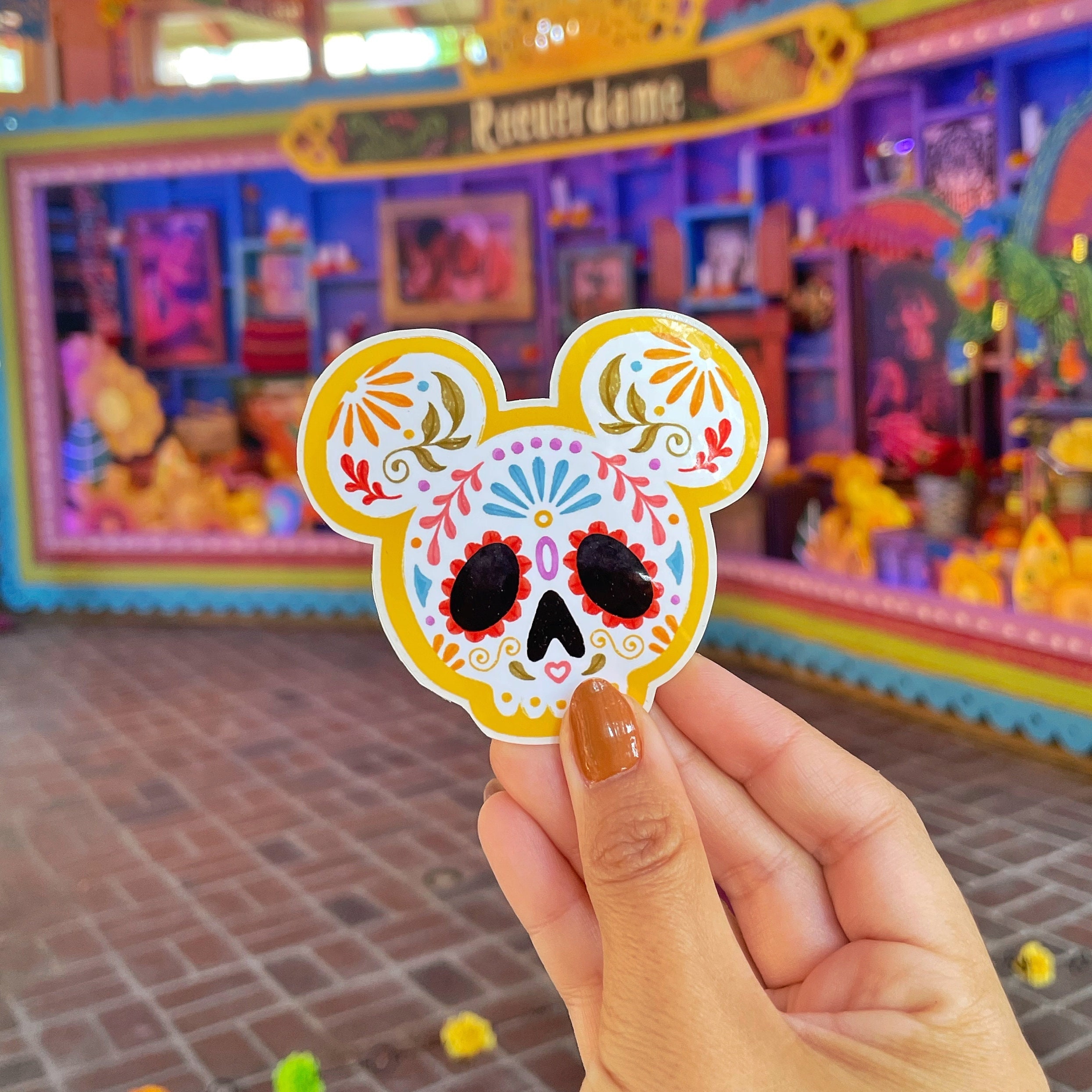 Mickey Calavera Stickers | Etsy