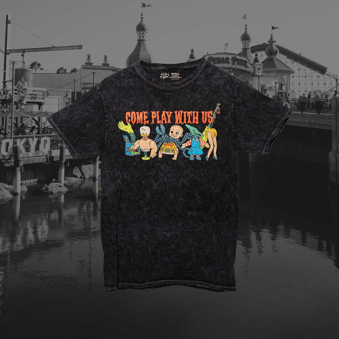 Mutant Toys Come Play With Us Mineral Wash Unisex Shirt - Etsy