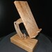 Handmade Reclaimed Oak Phone Stand: Rustic Desk Organizer - Etsy
