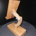 Handmade Reclaimed Oak Phone Stand: Rustic Desk Organizer - Etsy