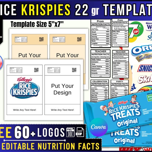 Oreo Template Wrapper - Etsy
