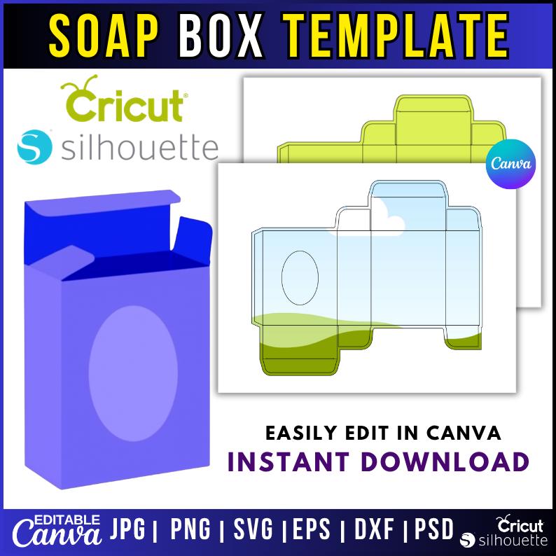 Soap Box Template, Editable Soap Packaging, Soap Box for Branding ...