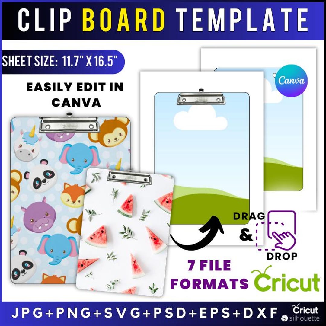 Clip Board Mockup, Canva Stationery Mockup, Clip Board Template Svg ...