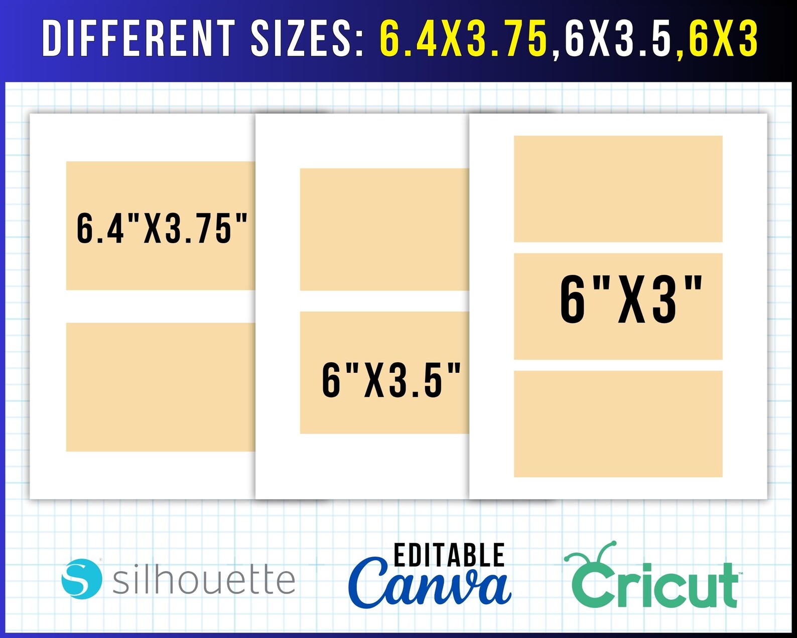Gable Box Label Template Bundle: Party Favor SVG, Canva Editable ...