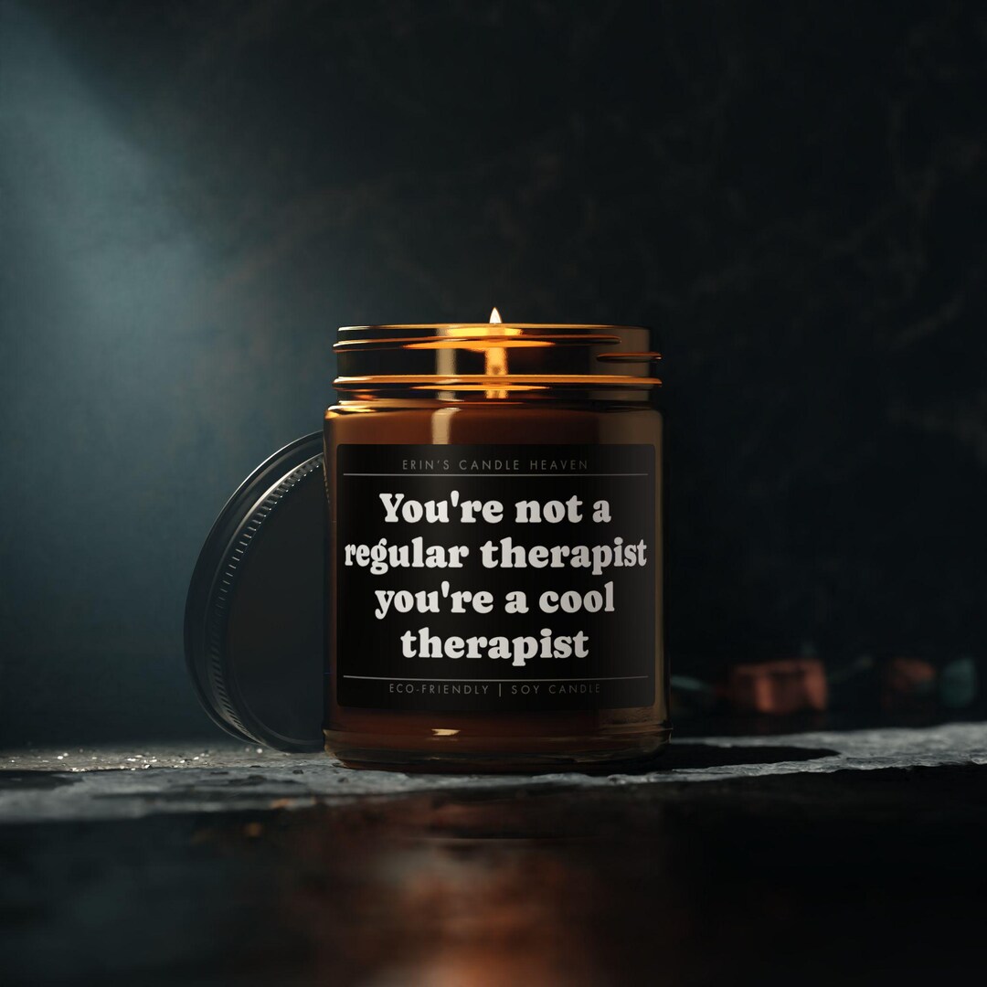 Youre Not a Regular Therapist, Youre a Cool Therapist Candle, Funny ...
