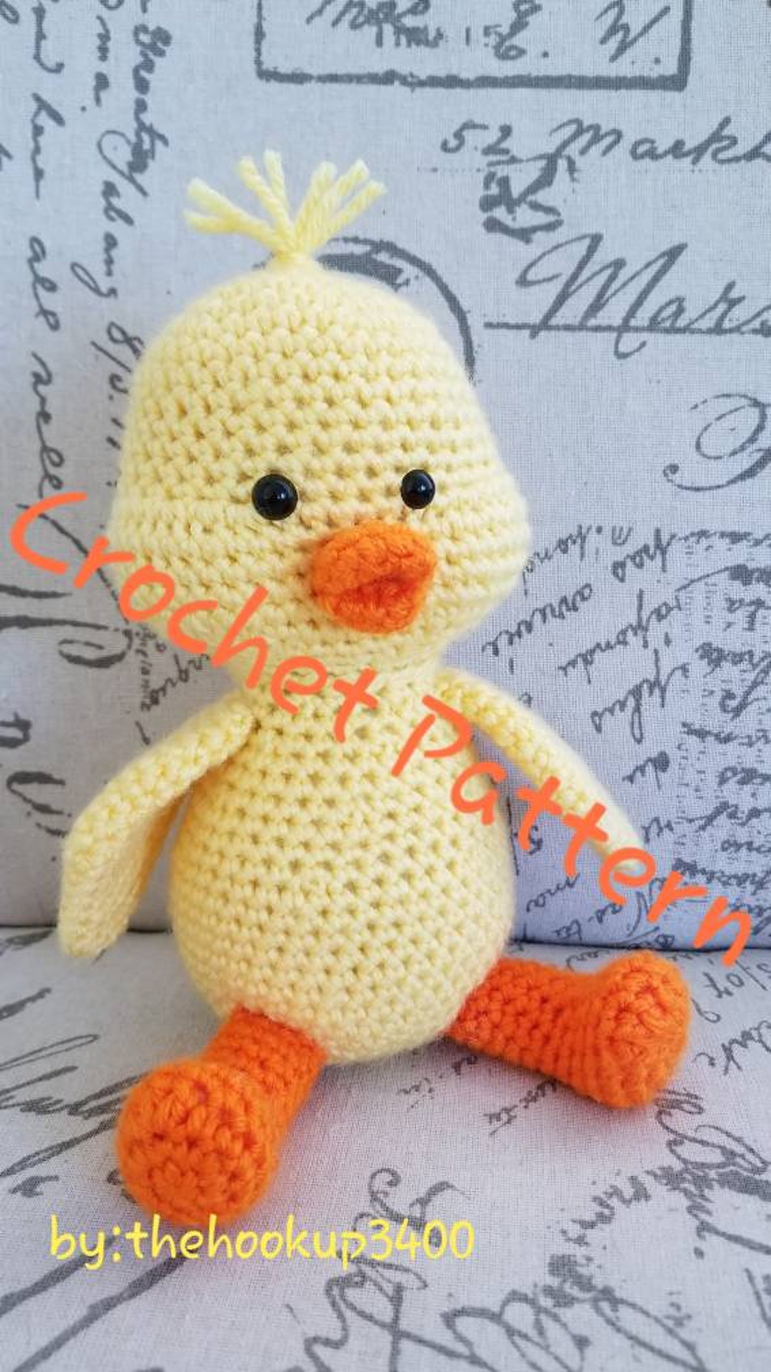 Baby Duck Amigurumi Pattern | Etsy