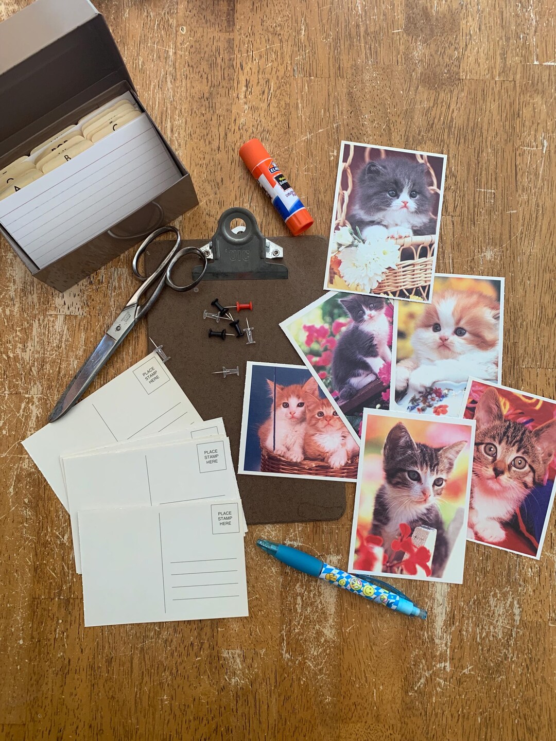 Six Vintage 1980’s Perforated Blank Cat Postcards - Etsy