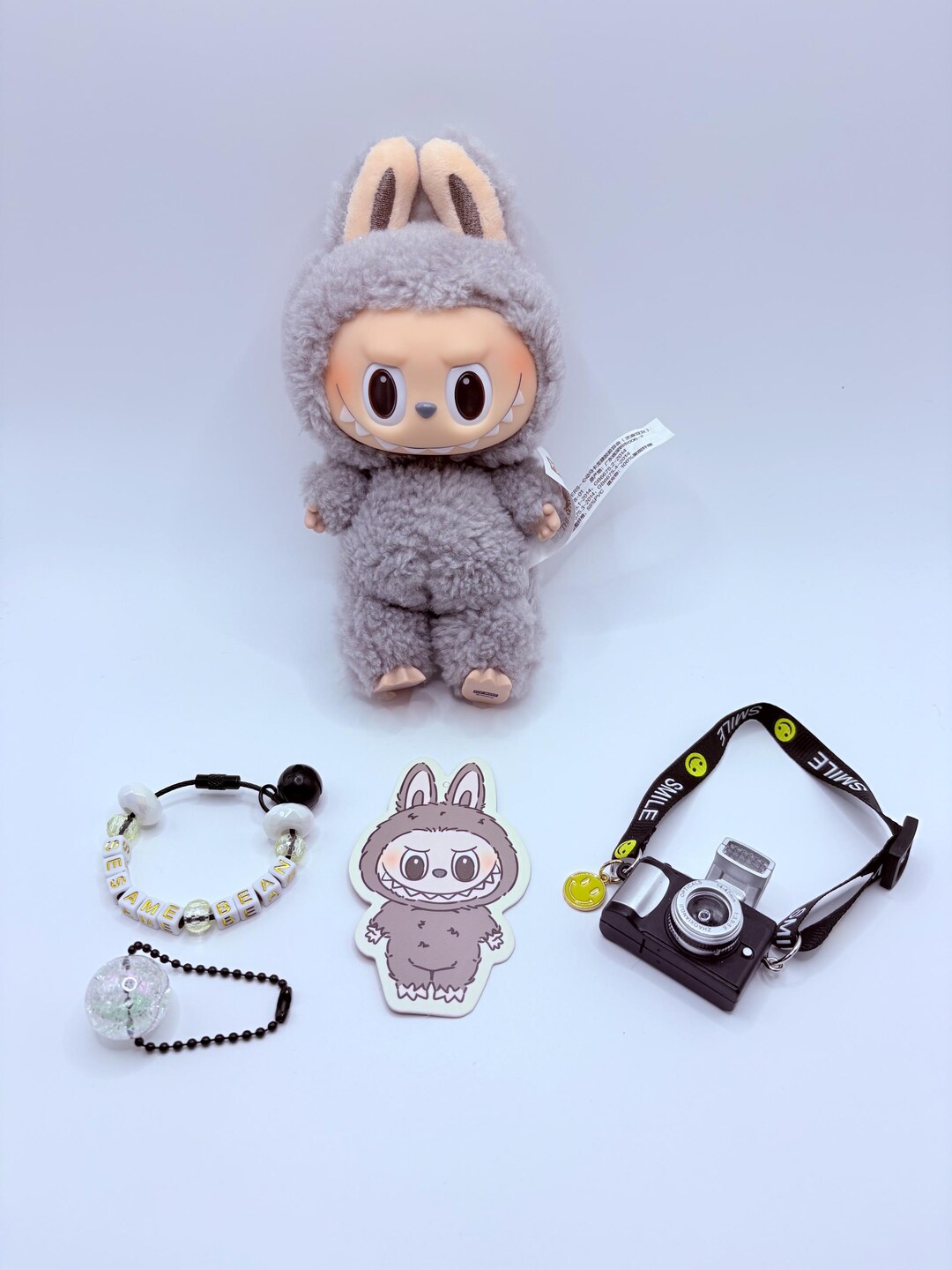 Sesame Bean Labubu Gift Set – Includes SESAME BEAN Labubu Plush, Mini ...