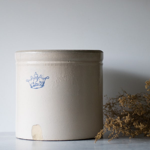 Large Antique Crock - Etsy